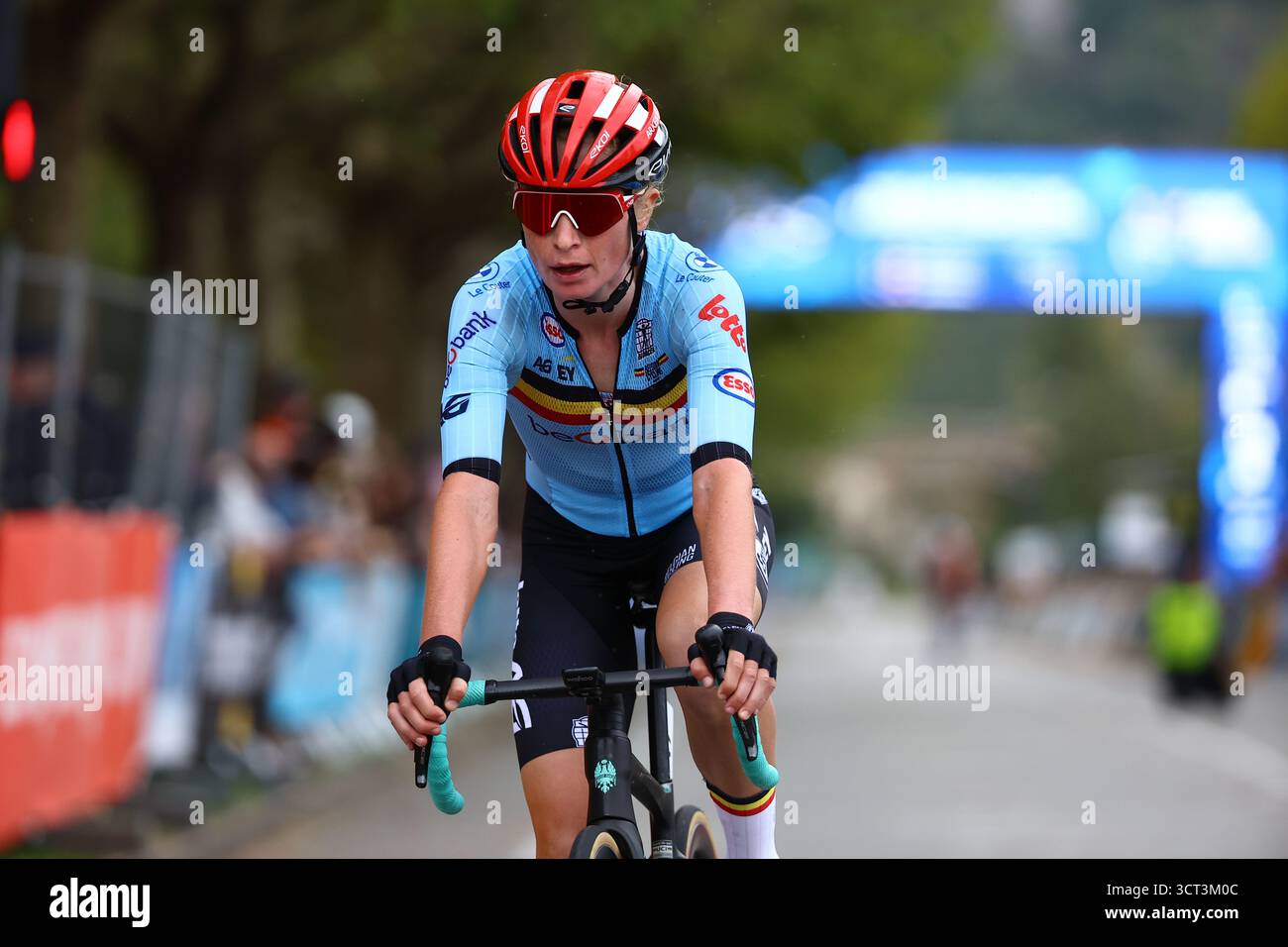 Loriol Sur Drome, France. 04th Oct, 2025. Belgium Lotte Claes pictured ...