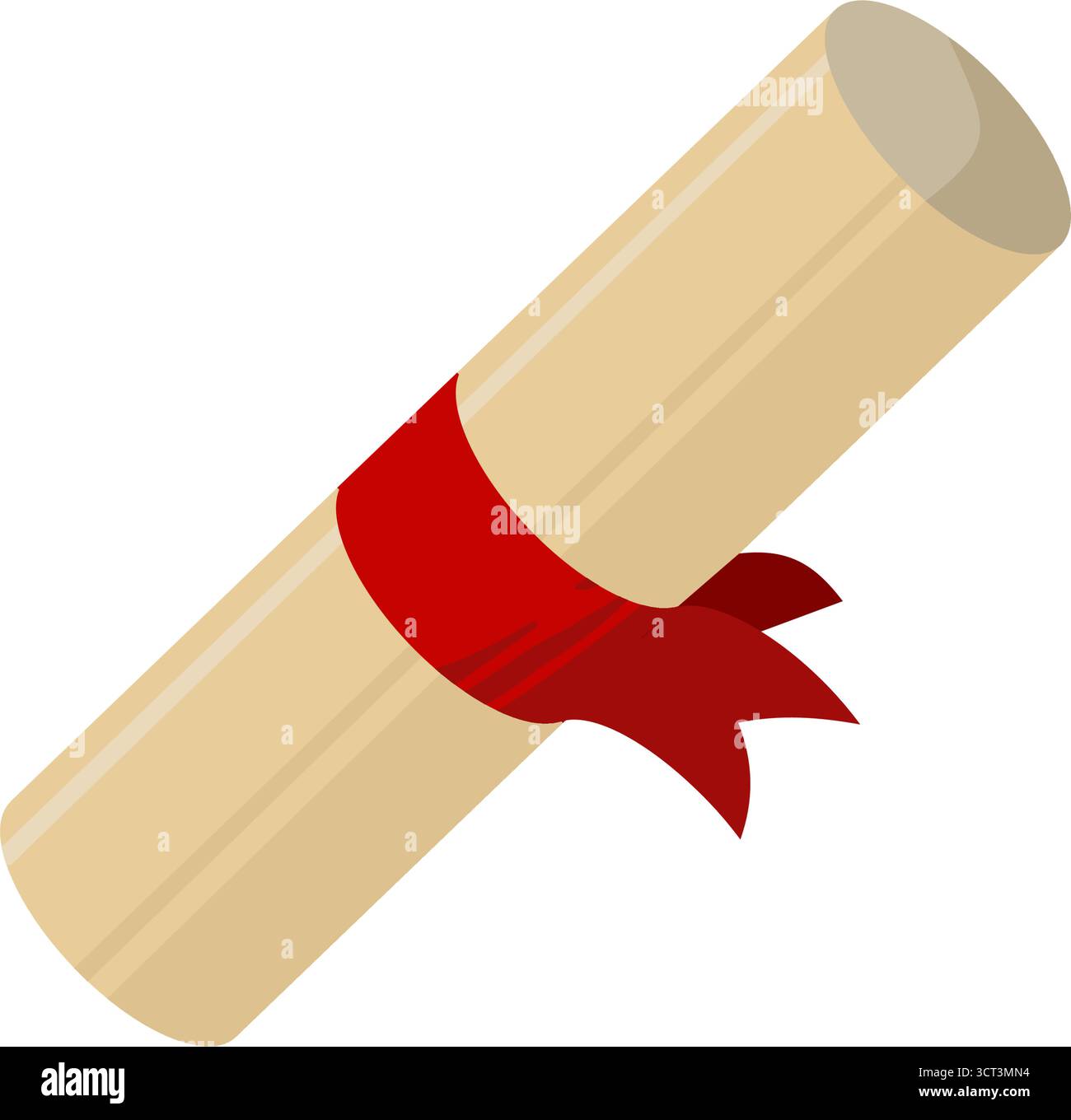 Diploma rolled scroll icon Stock Vector Images - Alamy