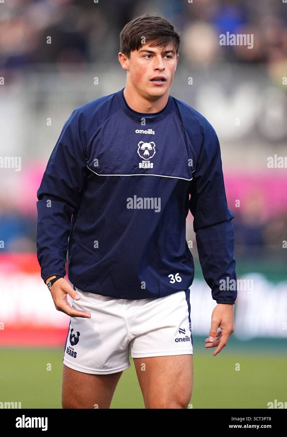 Bristol Bears' Louis Rees-Zammit, ahead of the Gallagher PREM match at ...