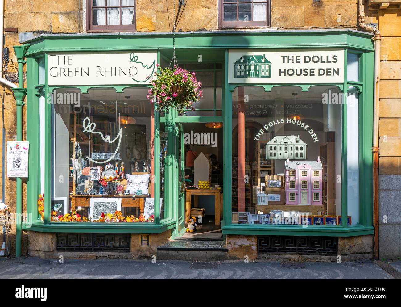 Specialist shopping in town centre, The Green Rhino and The Dolls House ...