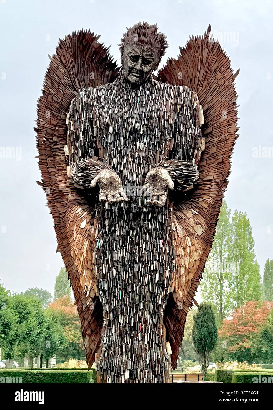 Knife Angel in Welwyn Garden City for October 2025 Stock Photo - Alamy