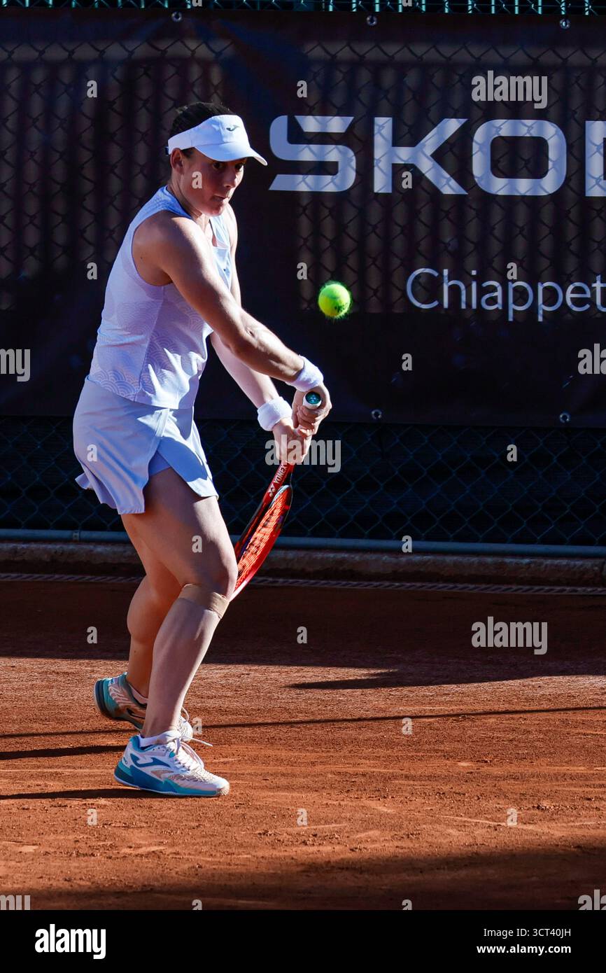 Semifinal singular Tamara Zidanesk vs Lola Radivojevic during the ...
