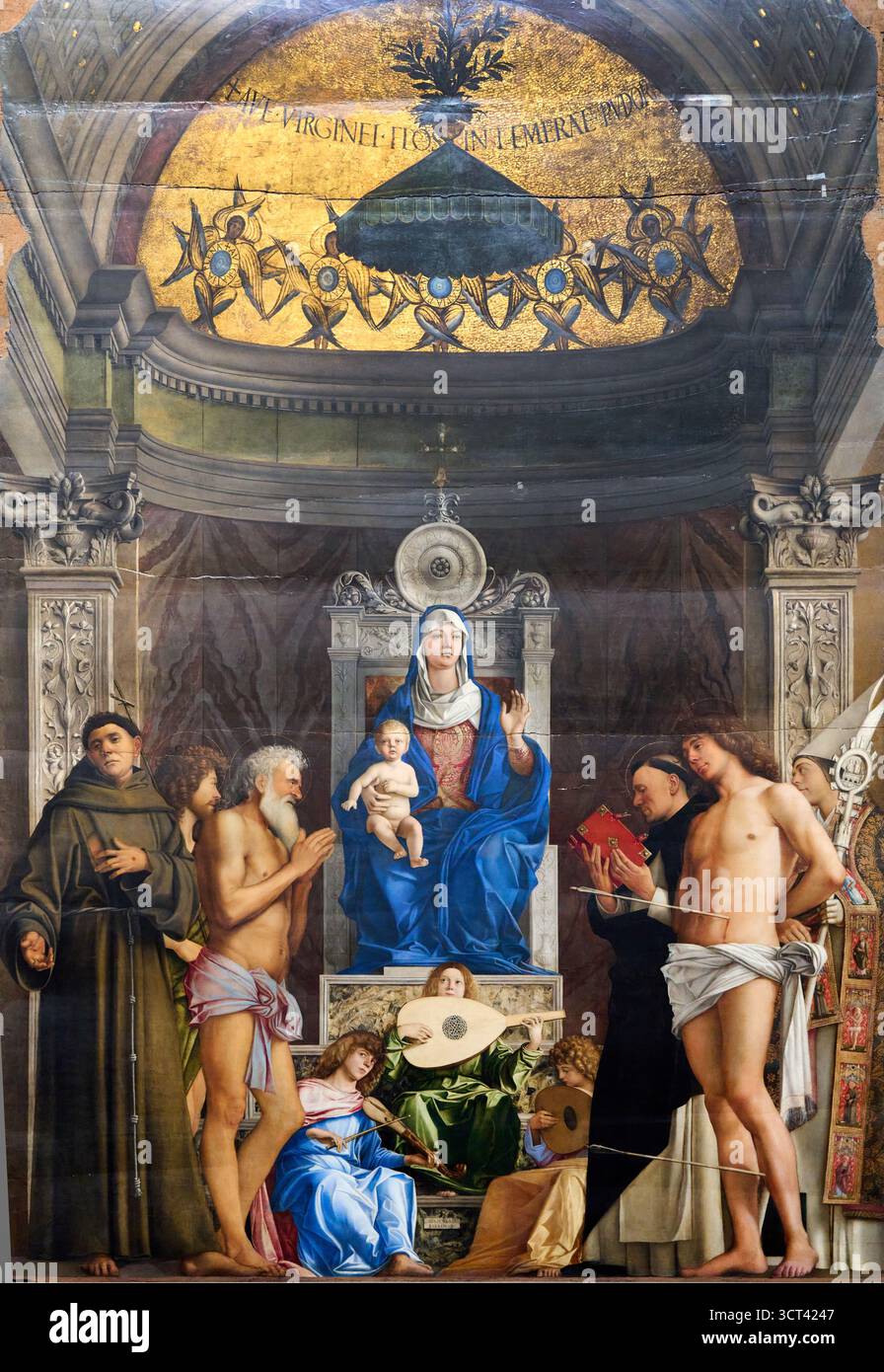 Close up, Giovanni Bellini (Venezia, 1435 circa - 1516), Sacra ...
