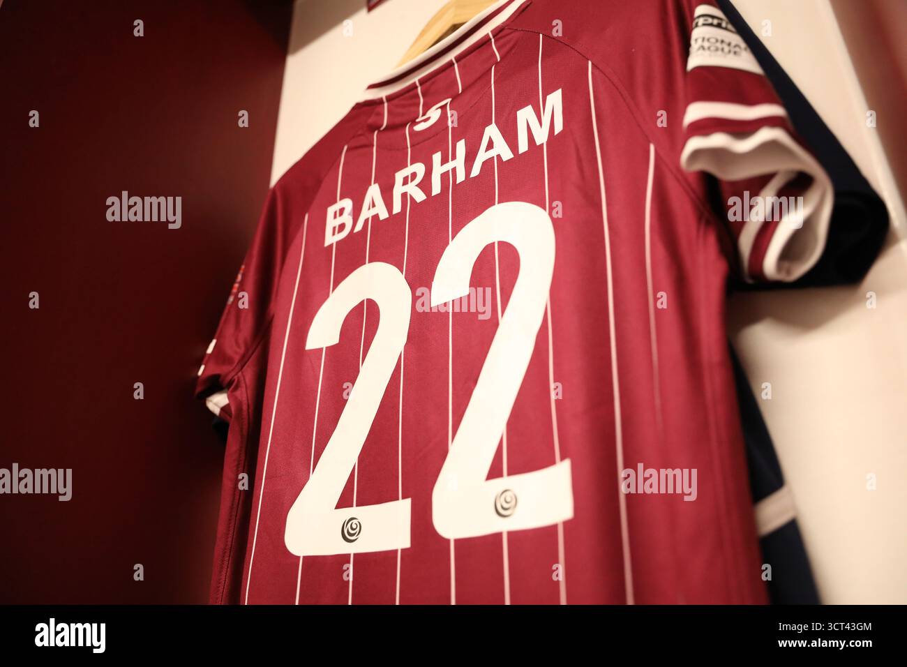 Chelmsford, UK. 04th Oct, 2025. Jack Barham, of Chelmsford City, kit ...