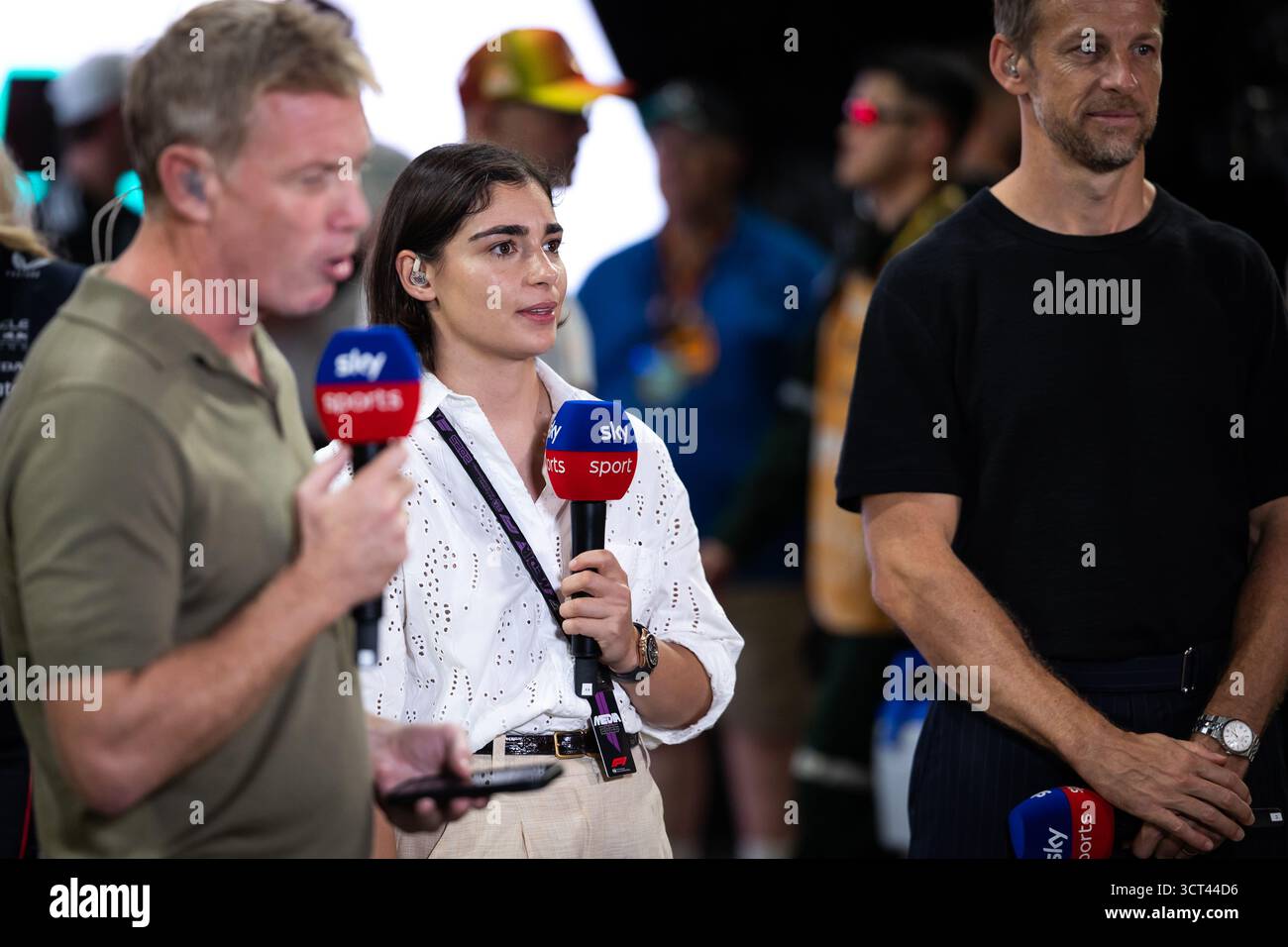 CHADWICK Jamie (gbr), Sky Sports F1 TV presenter, portrait during the ...