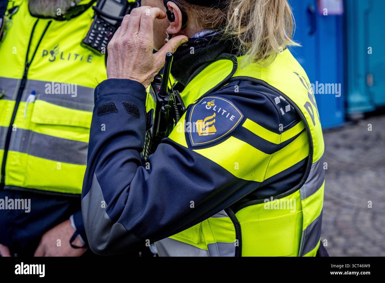 AMSTERDAM – Police officers at work. ANP /HOLLANDSE HOOGTE /ROBIN ...