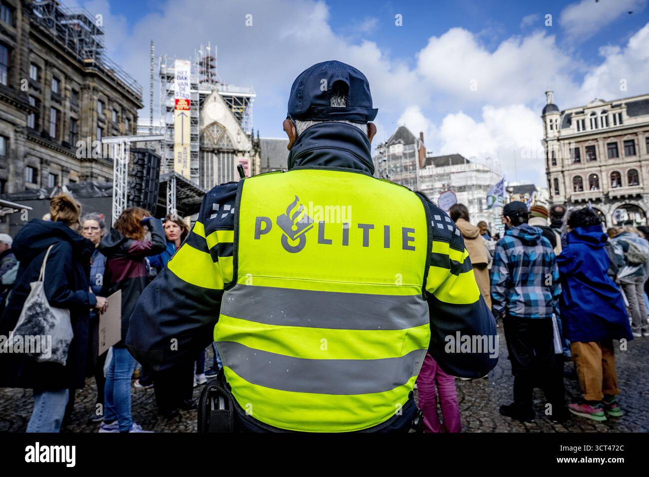 AMSTERDAM - Law enforcement officers are checking the enforcement ...
