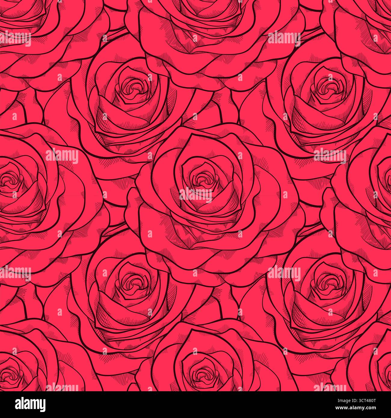 Old pink rose in Stock Vector Images - Alamy