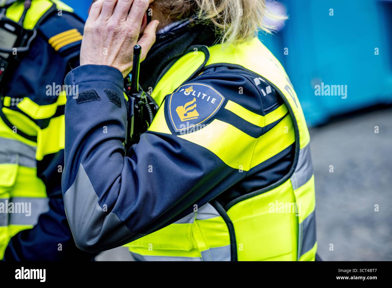 AMSTERDAM – Police officers at work. ANP /HOLLANDSE HOOGTE /ROBIN ...