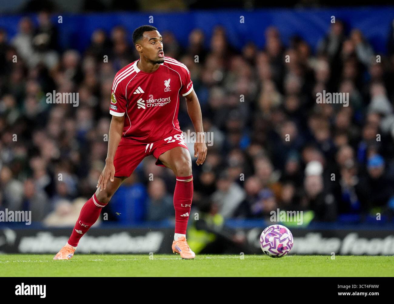Liverpool's Ryan Gravenberch during the Premier League match at ...