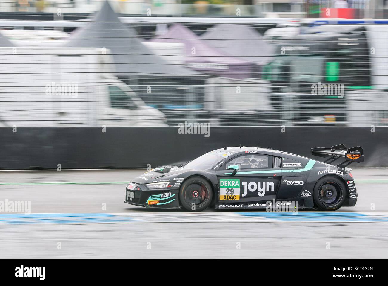 Ricardo Feller (CH/Land-Motorsport), Audi R8 LMS GT3 Evo2 beim DTM Deutsche Tourenwagen ...
