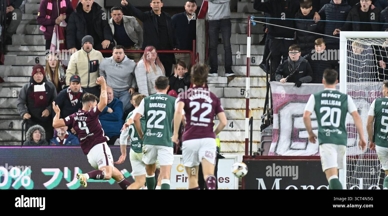 Tynecastle Park Edinburgh Scotland UK.4th Oct 25 William Hill Scottish ...