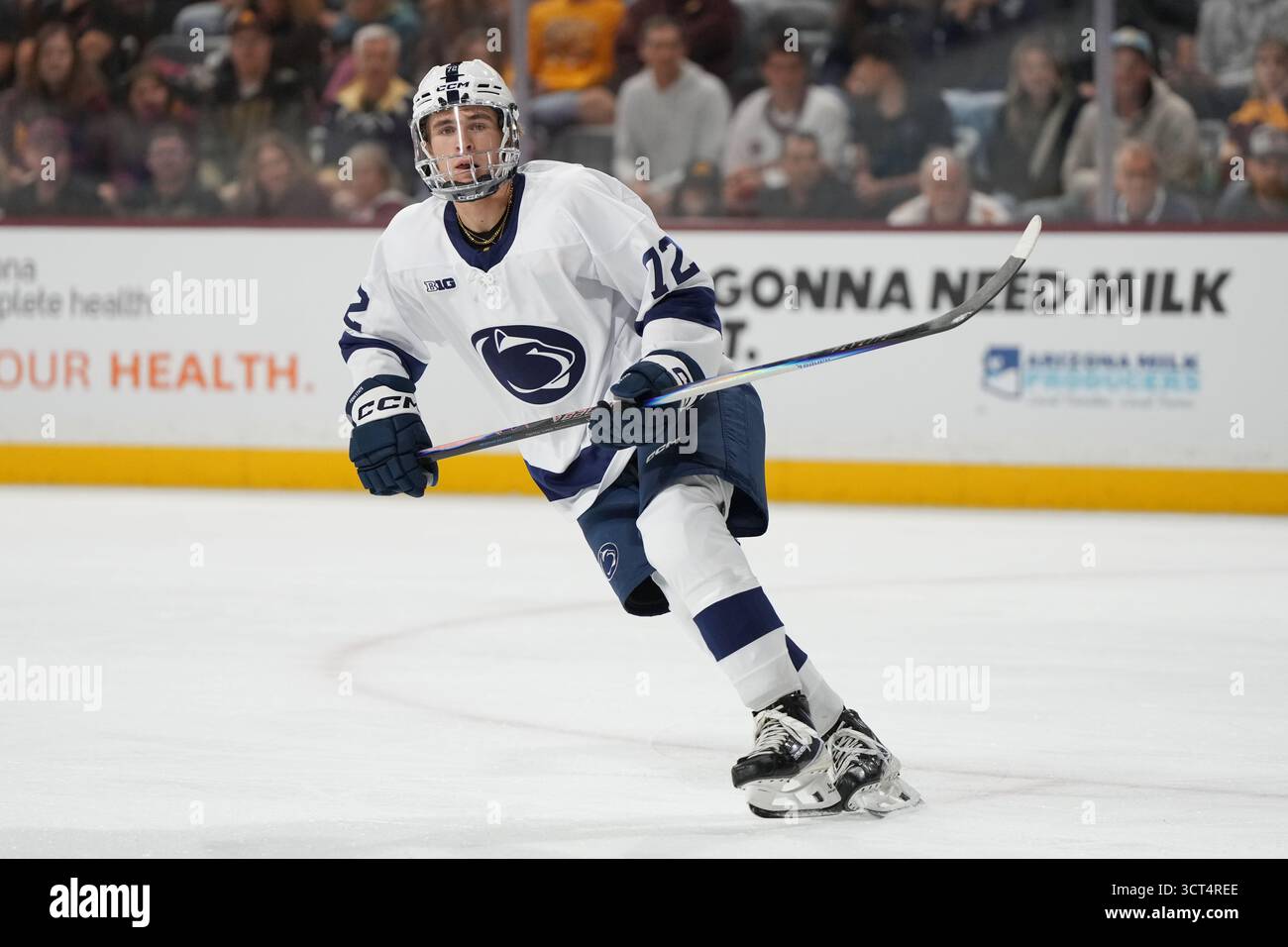 Penn State's Gavin McKenna skates against Arizona State during the ...