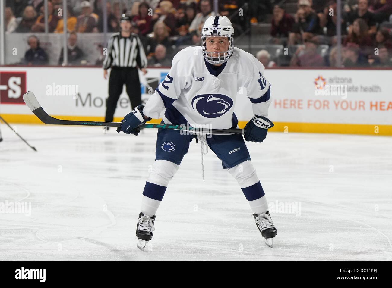 Penn State's Gavin McKenna skates against Arizona State during the ...