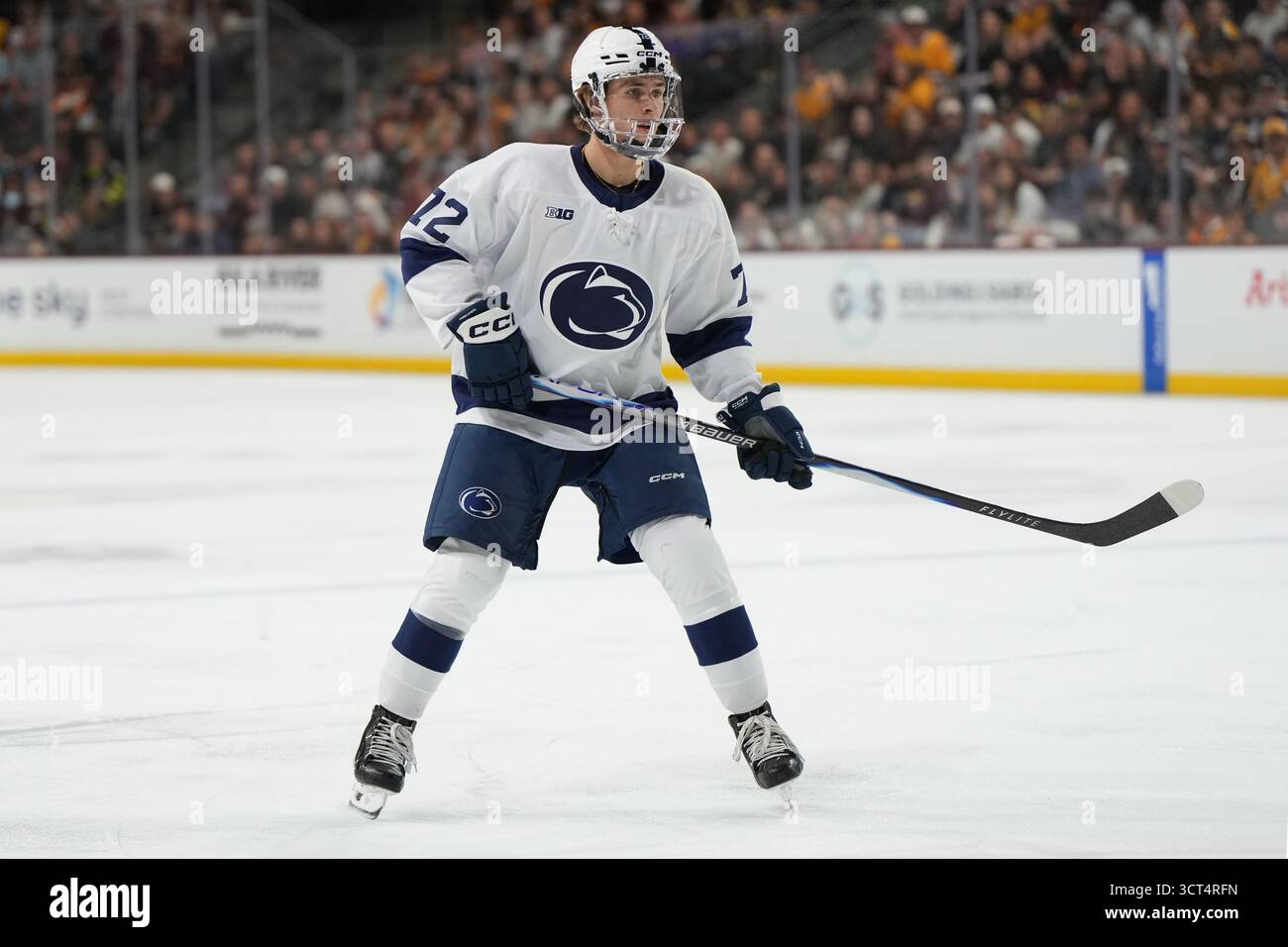 Penn State's Gavin McKenna skates against Arizona State during the ...