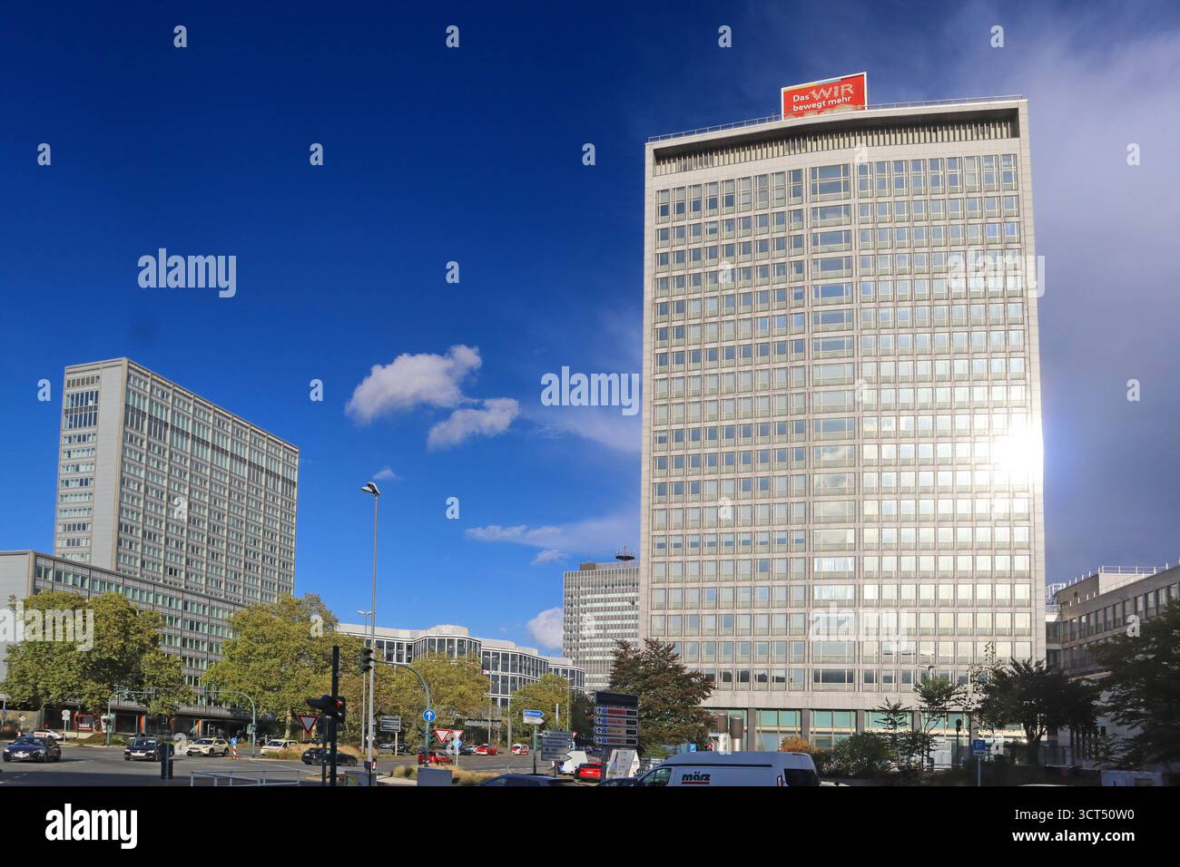 Hochhäuser im Stadtkern von Essen Hochhäuser in der Innenstadt von ...