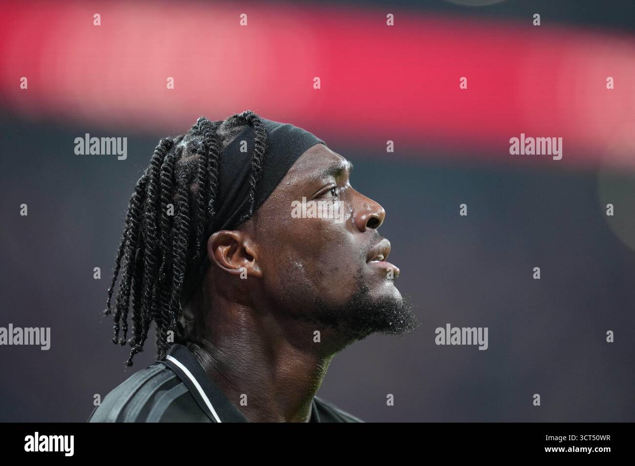 Besiktas' Tammy Abraham leaves the pitch after being substituted during ...