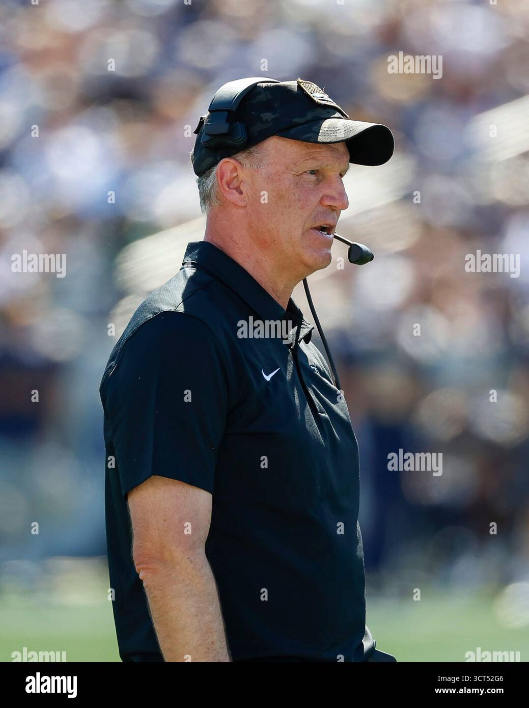 October 4, 2025: Air Force Falcons Head Coach Troy Calhoun during a ...