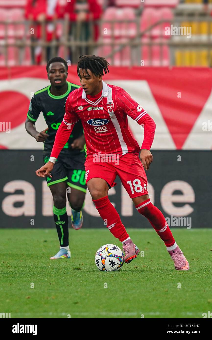 Monza, Italy. 04/10/25. Kevin Zeroli, during AC Monza Vs US ...