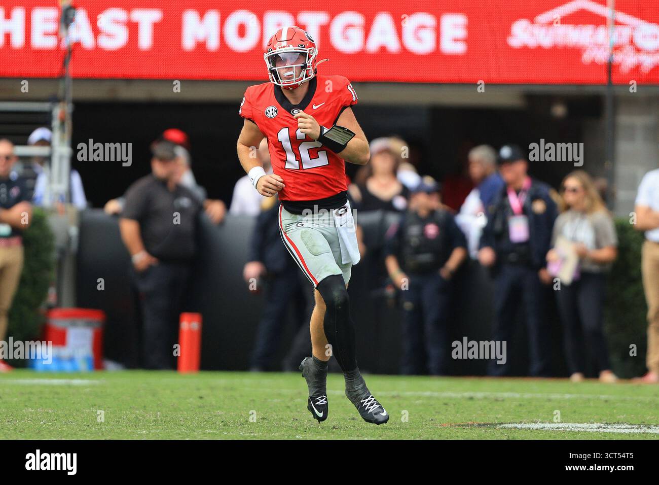 ATHENS, GA - OCTOBER 04: Backup quarterback Ryan Puglisi #12 of the ...