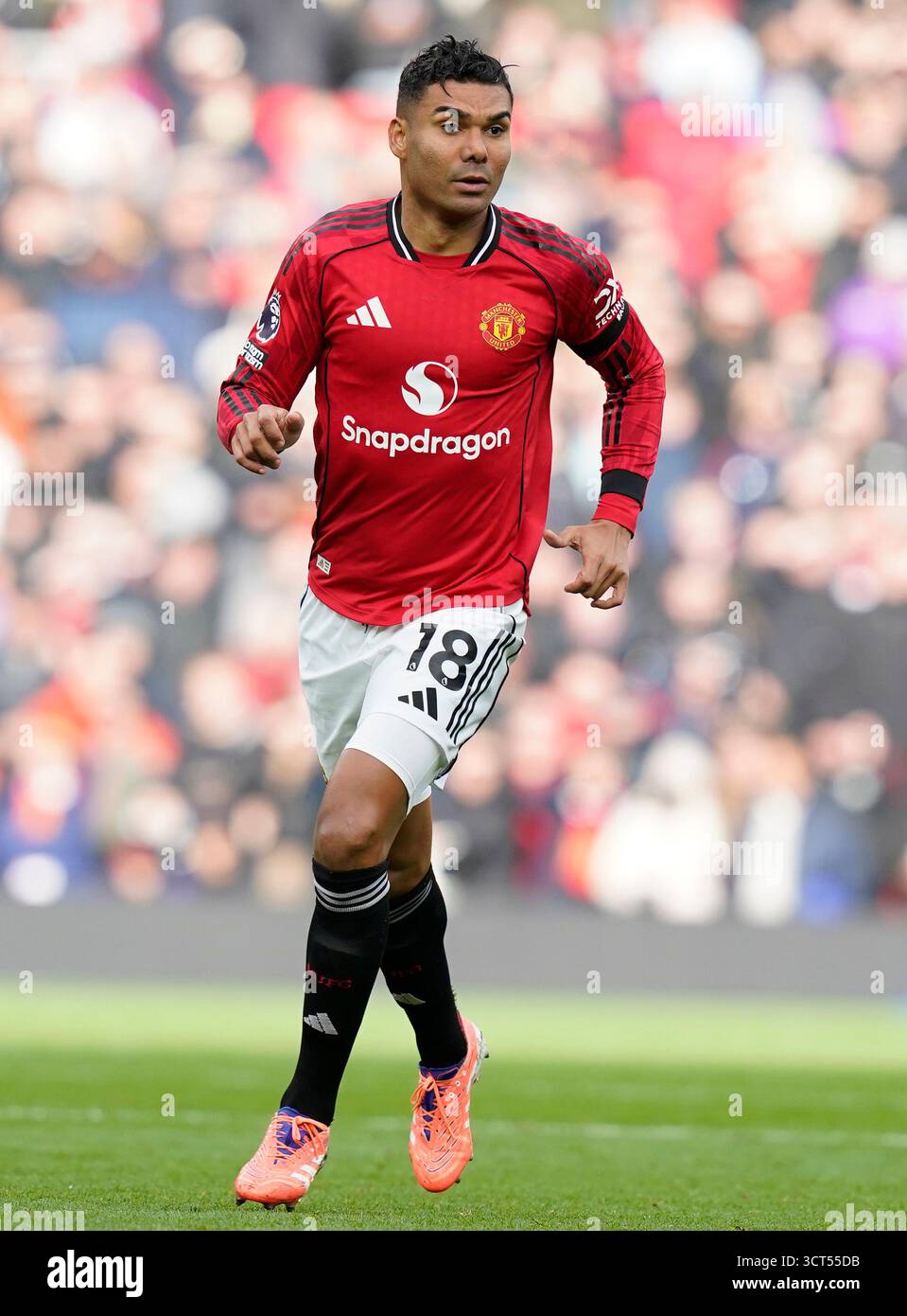 Manchester, UK. 4th Oct, 2025. Casemiro of Manchester United during the ...