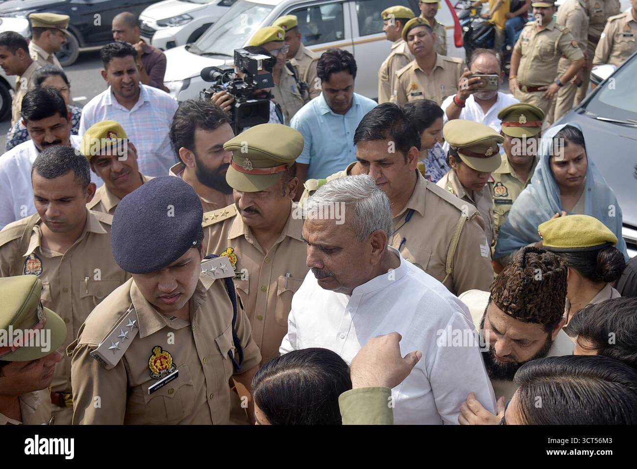 GHAZIABAD, INDIA - OCTOBER 4: Three Samajwadi Party MPs, Iqra Hasan ...