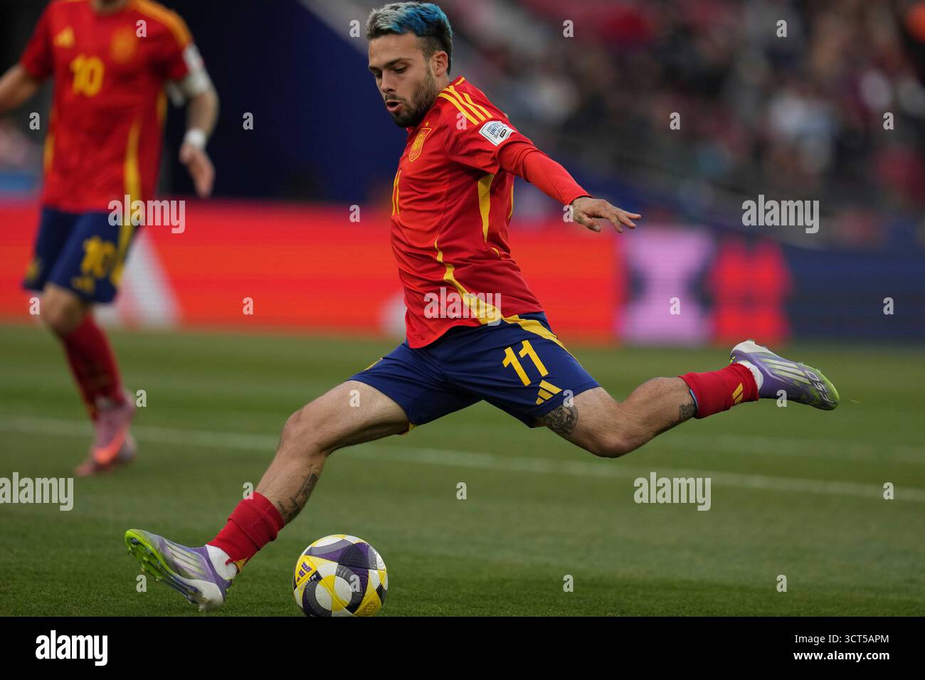 Spain's David Mella controls the ball during a FIFA U-20 World Cup ...