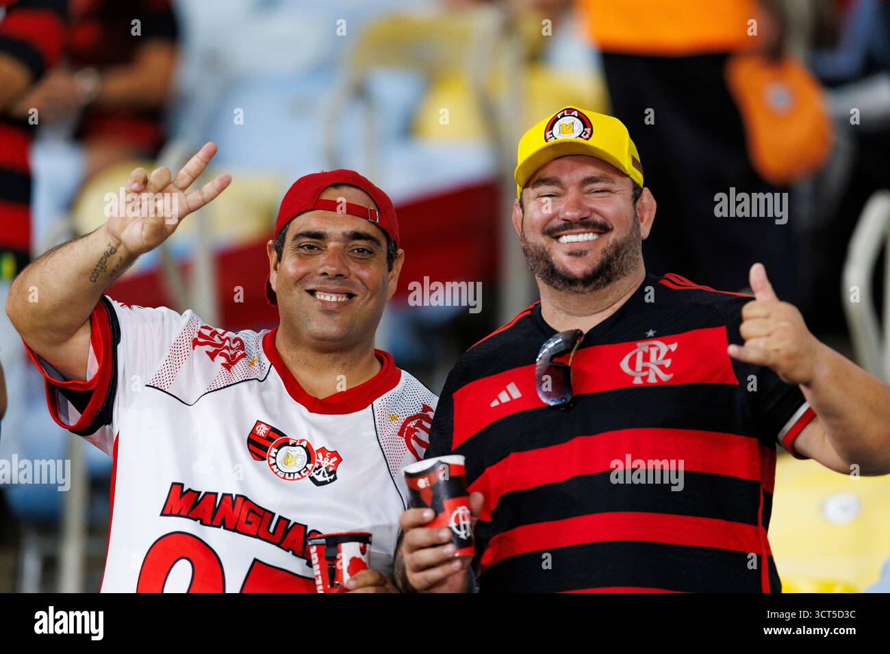 Rio de Janeiro, Brazil - October 02: Flamengo supporters having fun ...