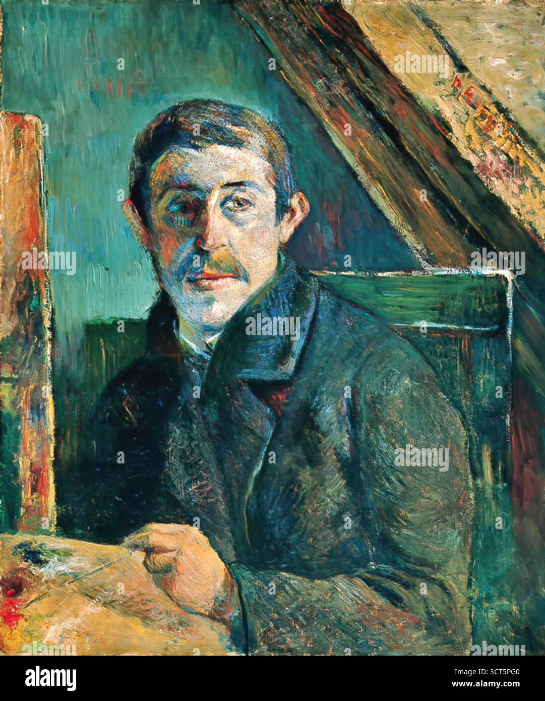 Vintage self portrait Stock Vector Images - Alamy