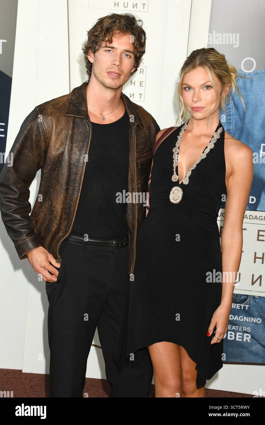 Los Angeles, Ca. 4th Oct, 2025. Leif Erik Offerdahl and Jordyn Denning ...