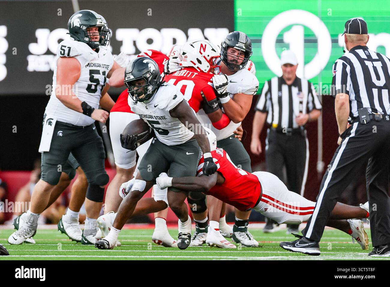 October 04, 2025 Lincoln, NE. U.S. - Nebraska Cornhuskers Vincent ...