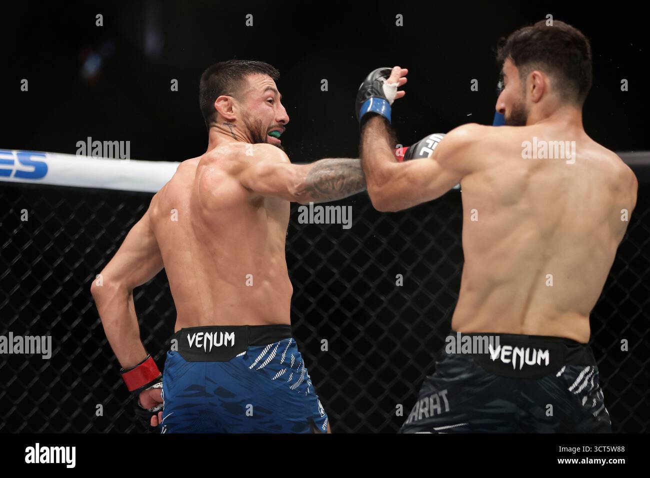 LAS VEGAS, NEVADA - OCTOBER 04: Chris Gutierrez and Farid Basharat ...