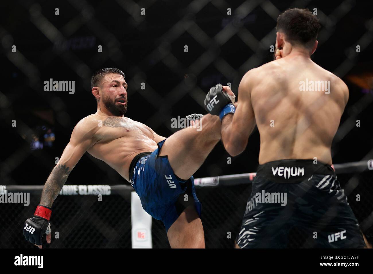 LAS VEGAS, NEVADA - OCTOBER 04: Chris Gutierrez and Farid Basharat ...