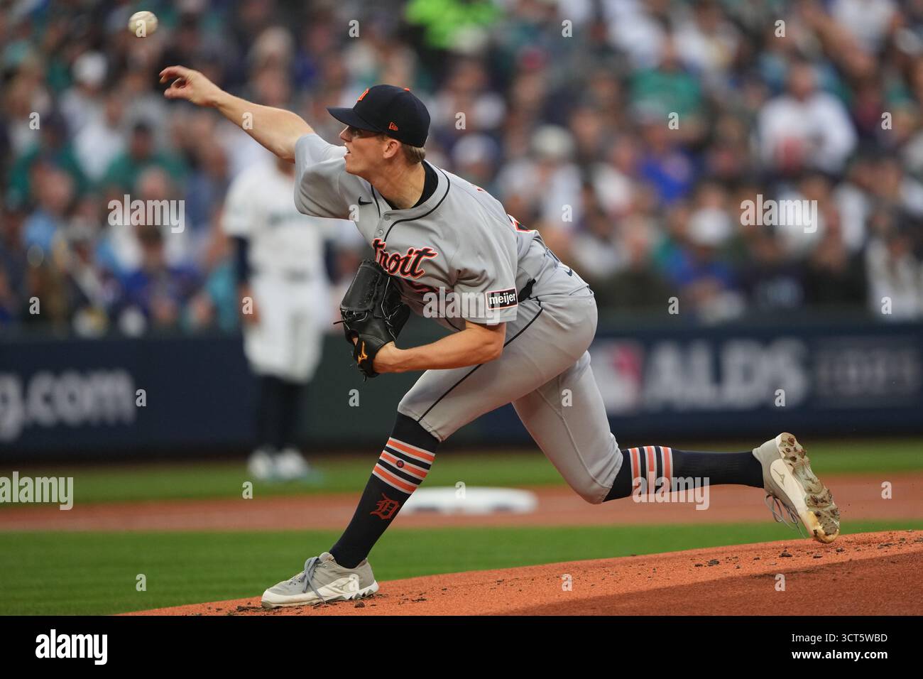 Detroit Tigers starting pitcher Troy Melton throws during the first ...