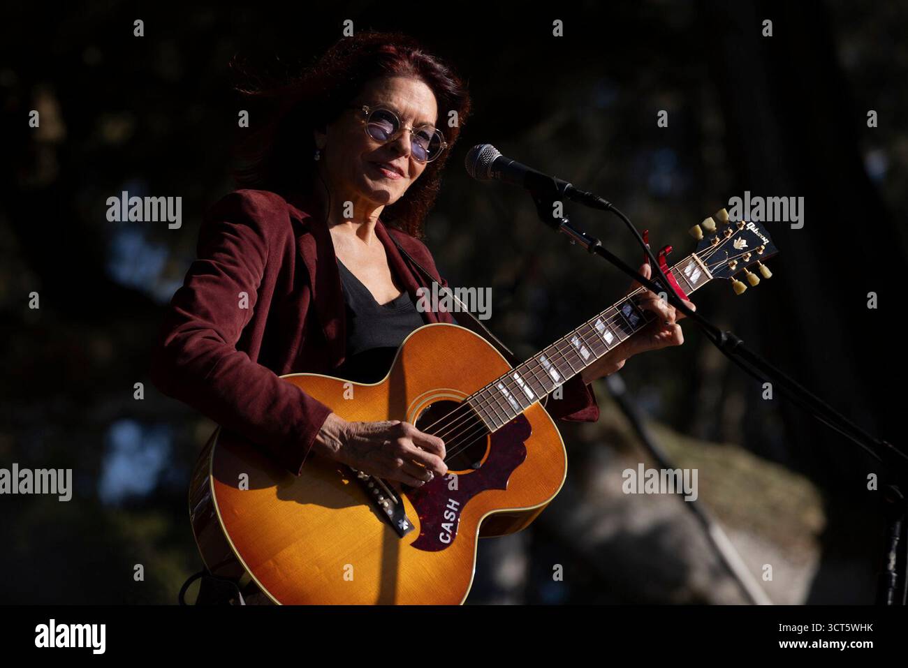 Courtney Barnett performs during the Hardly Strictly Bluegrass music ...