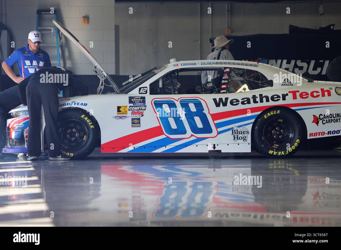 CHARLOTTE, NC - OCTOBER 04: The race car of Connor Zilisch (#88 JR ...
