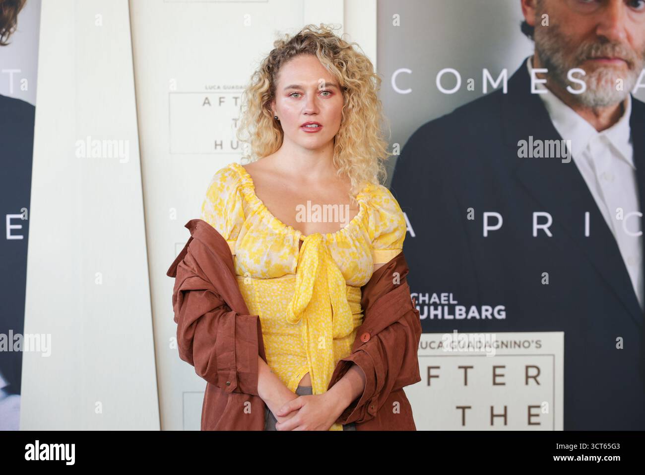 Kat Cunning arrives at the premiere of "After the Hunt" on Saturday ...