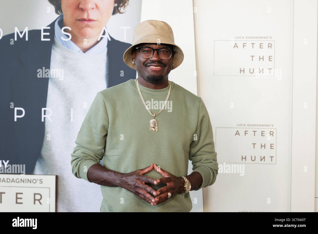 Lil Rel Howery arrives at the premiere of "After the Hunt" on Saturday ...