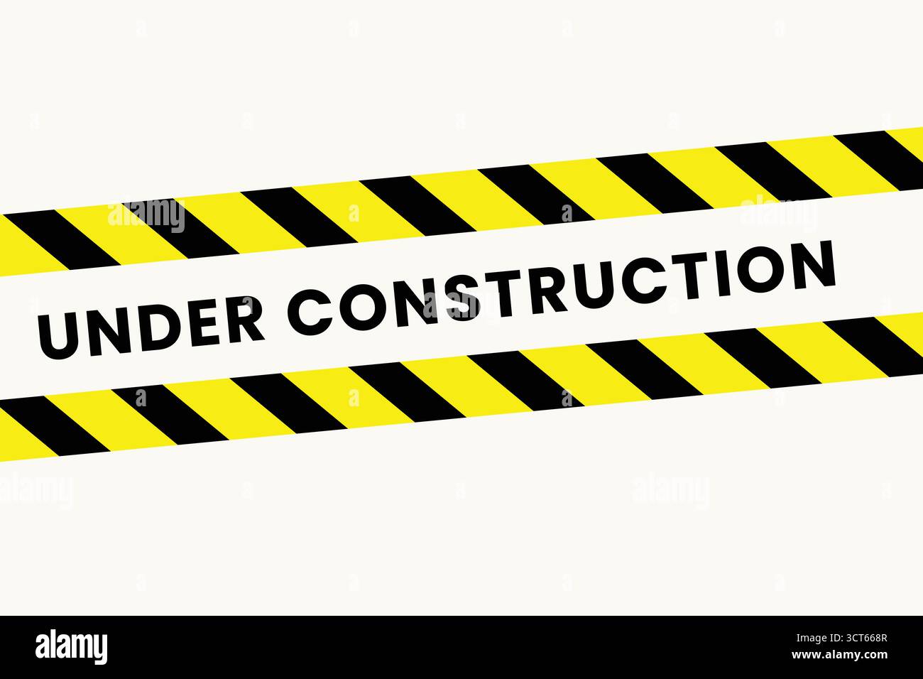 Simple horizontal under construction Stock Vector Images - Alamy