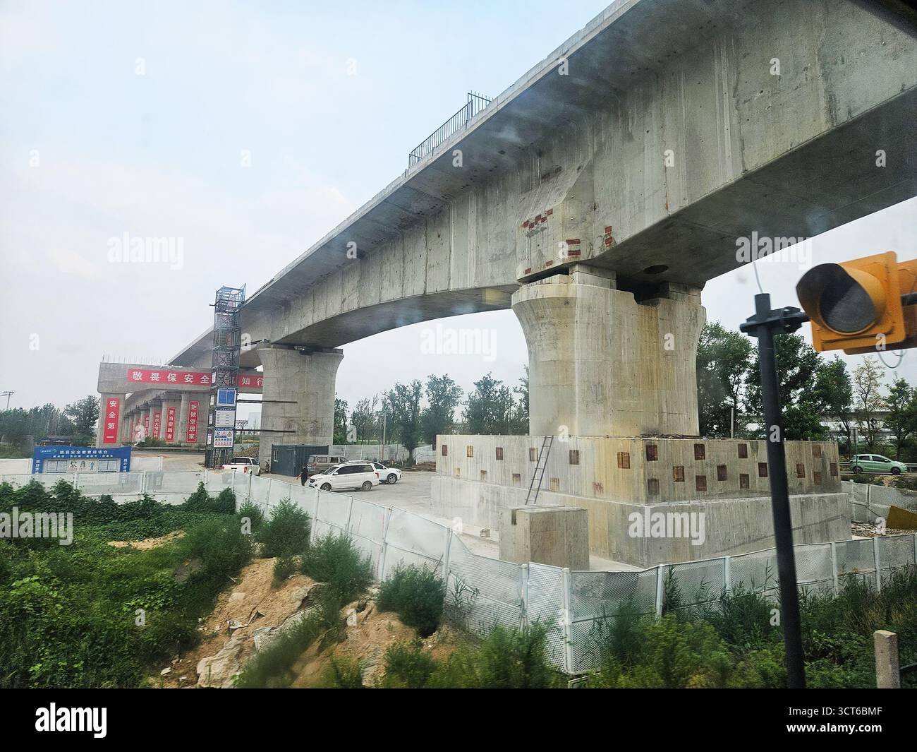 High-Speed Railway Viaduct Under Construction in China Stock Photo - Alamy