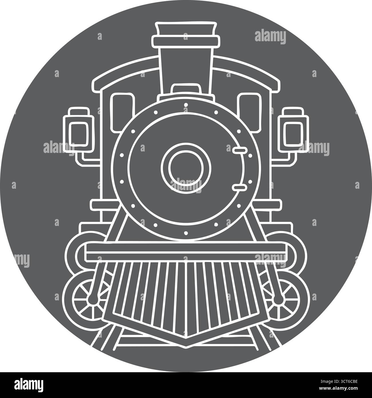 Train framed Stock Vector Images - Alamy