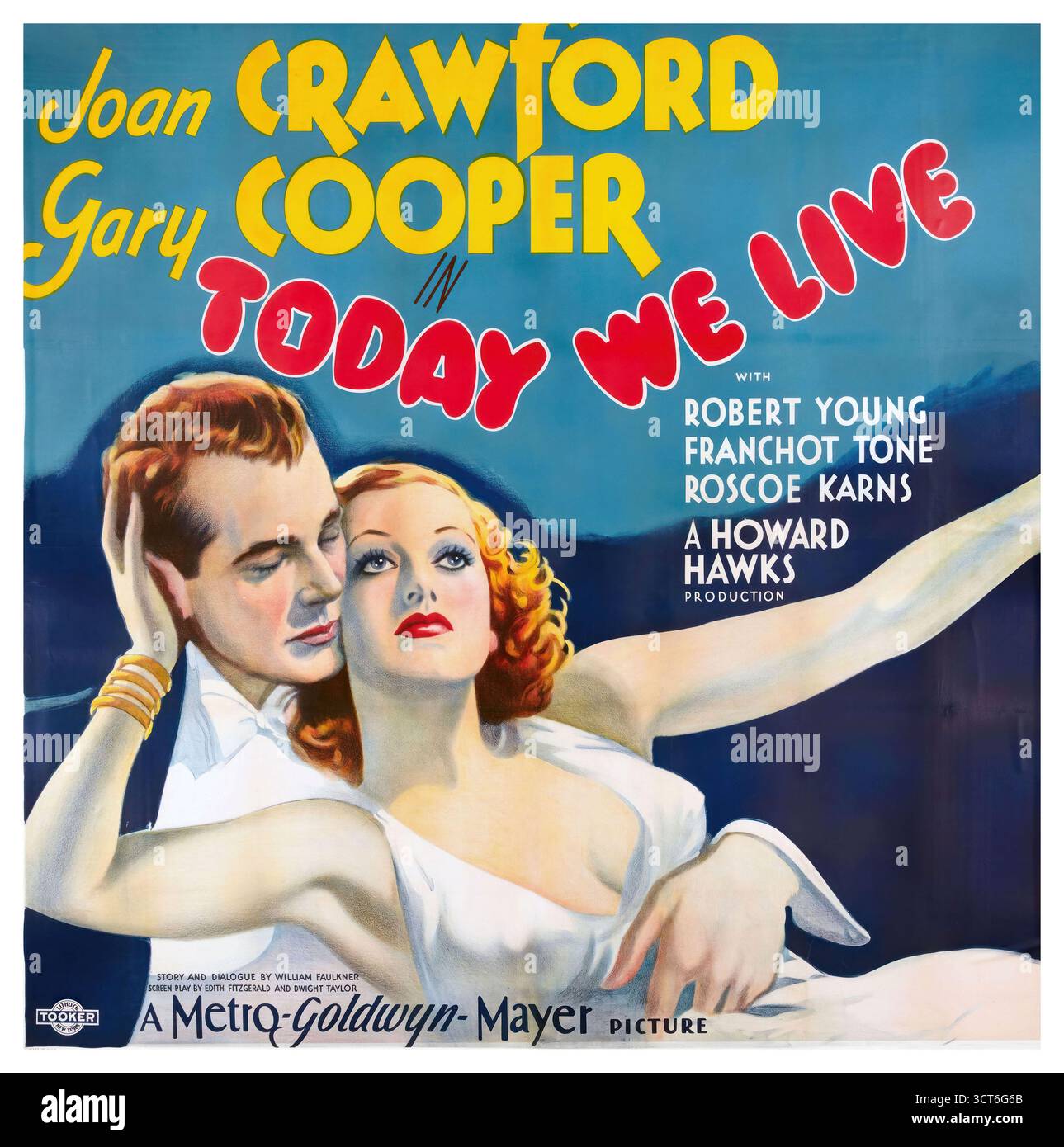 GARY COOPER and JOAN CRAWFORD in TODAY WE LIVE (1933), directed by ...