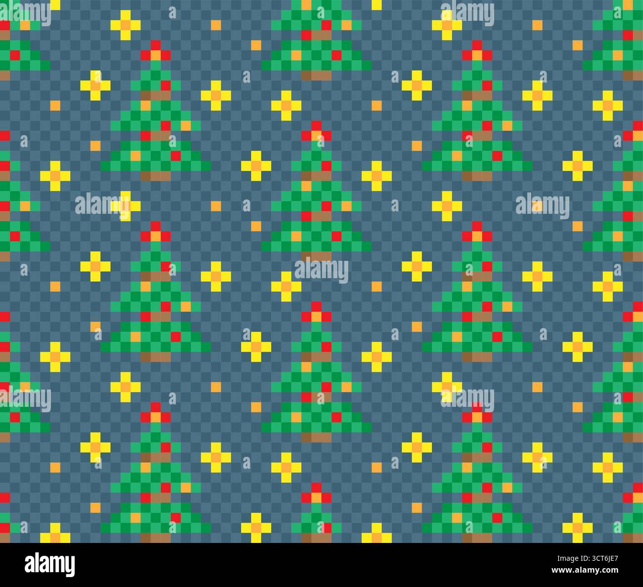 Mosaic new year tree Stock Vector Images - Alamy