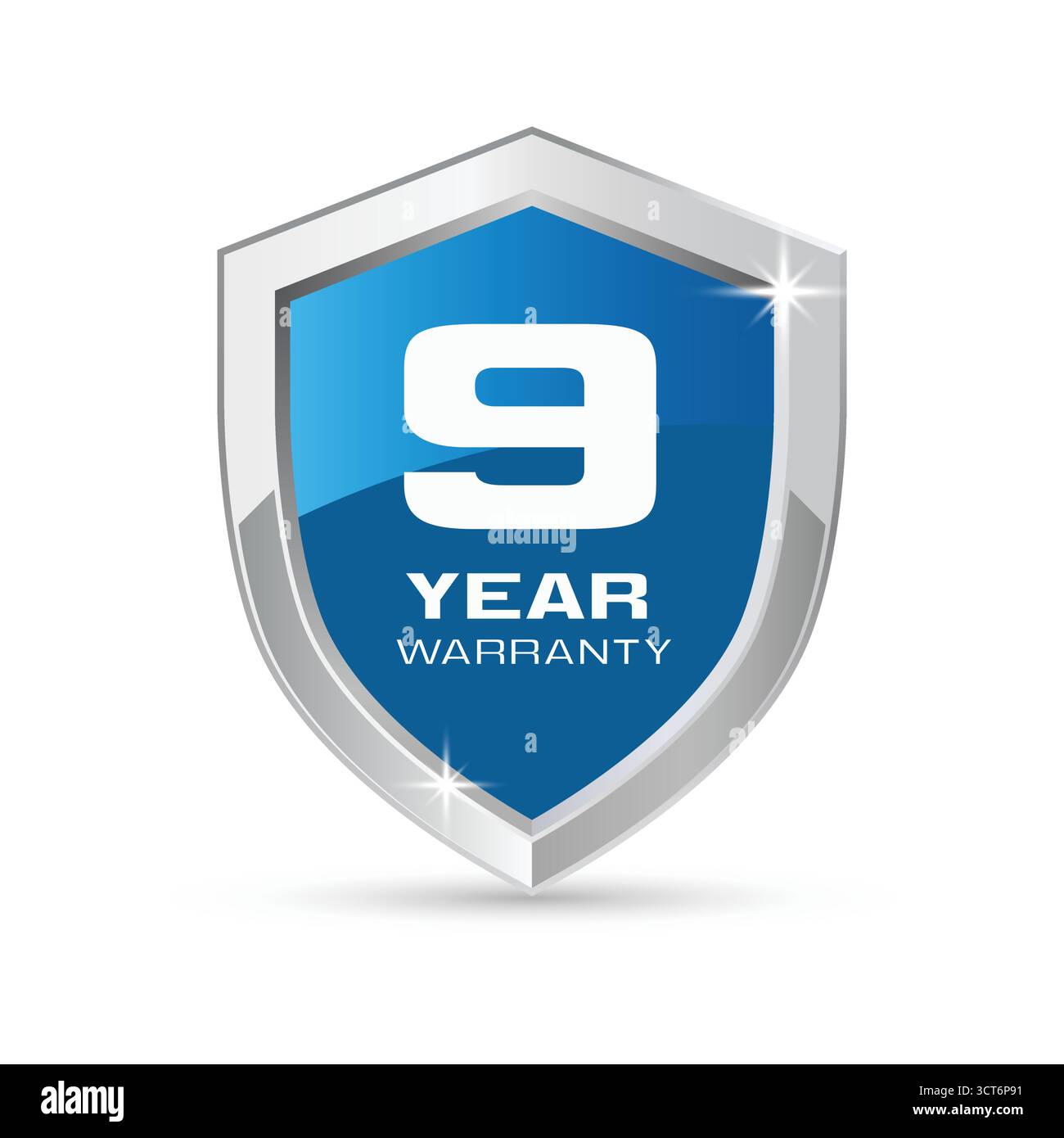 9 year shield hi-res stock photography and images - Alamy
