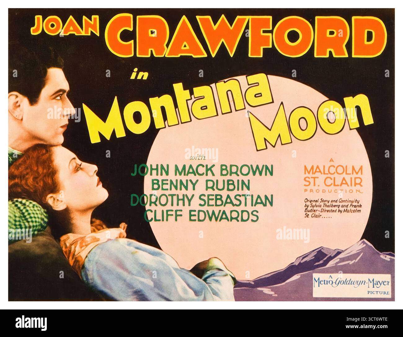JOHNNY MACK BROWN and JOAN CRAWFORD in MONTANA MOON (1930), directed by ...