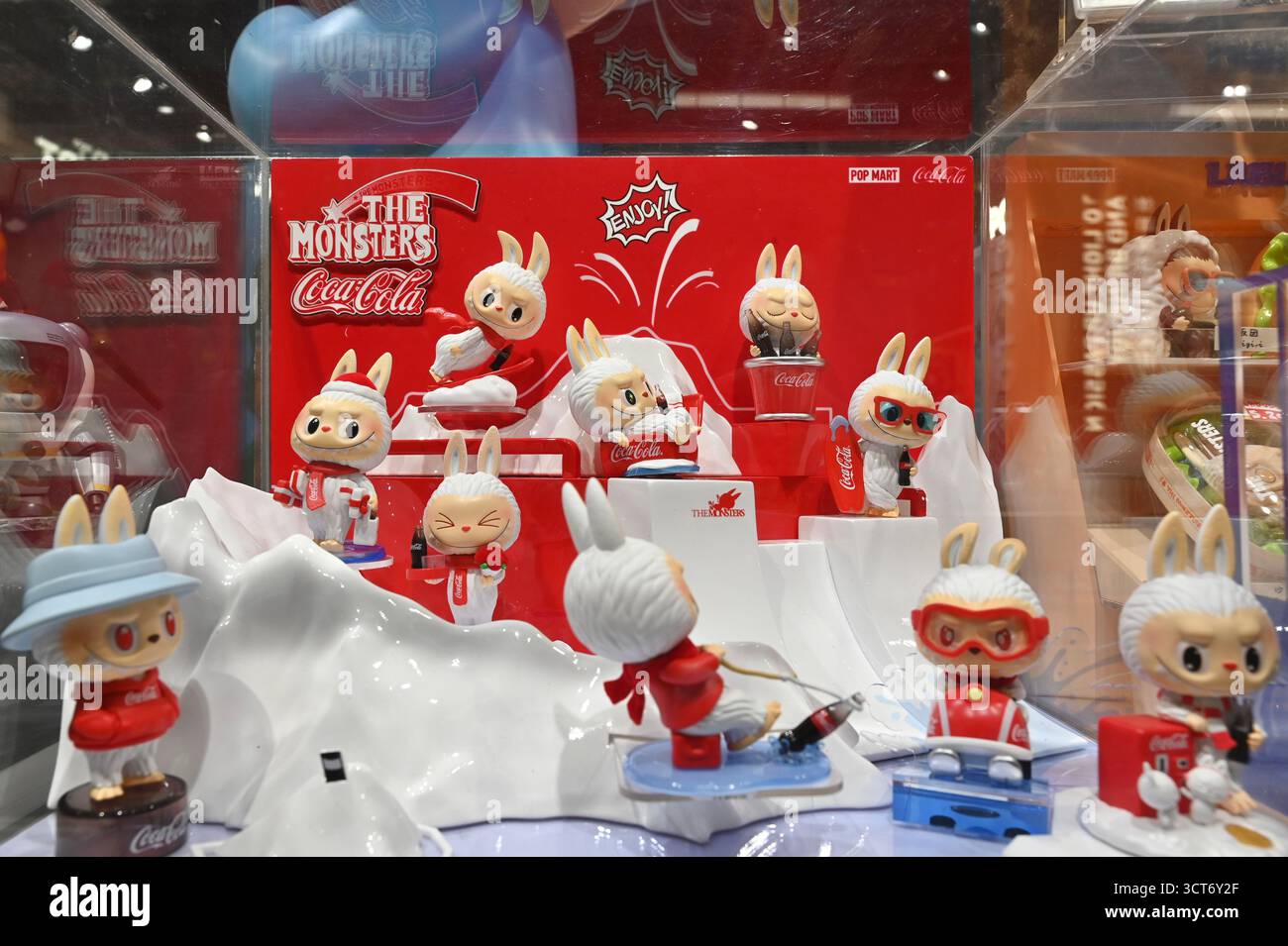 The LABUBU products at the pop mart of shopping mall on October 5, 2025 ...