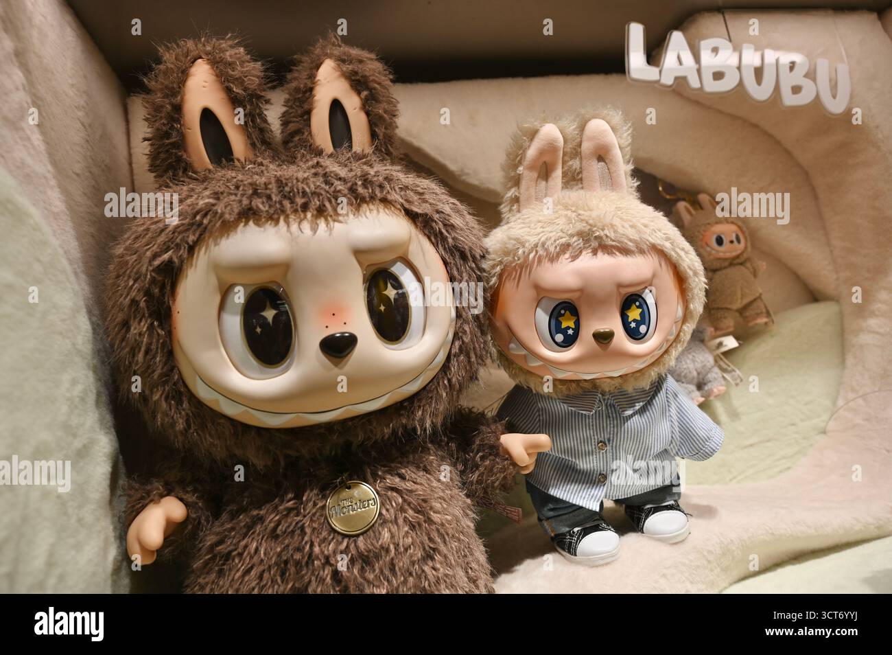 The LABUBU products at the pop mart of shopping mall on October 5, 2025 ...