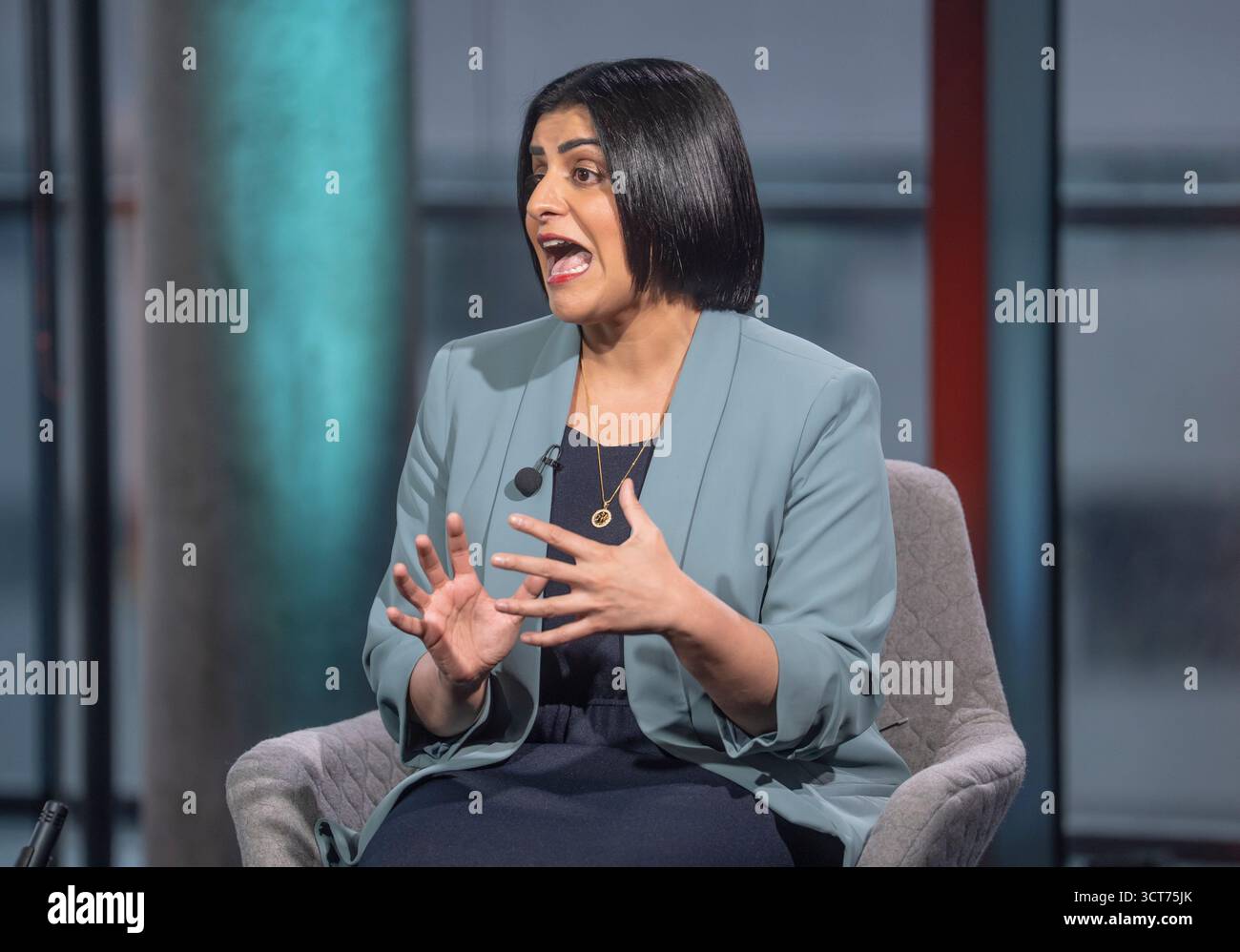 Home Secretary Shabana Mahmood appearing on the BBC One current affairs ...
