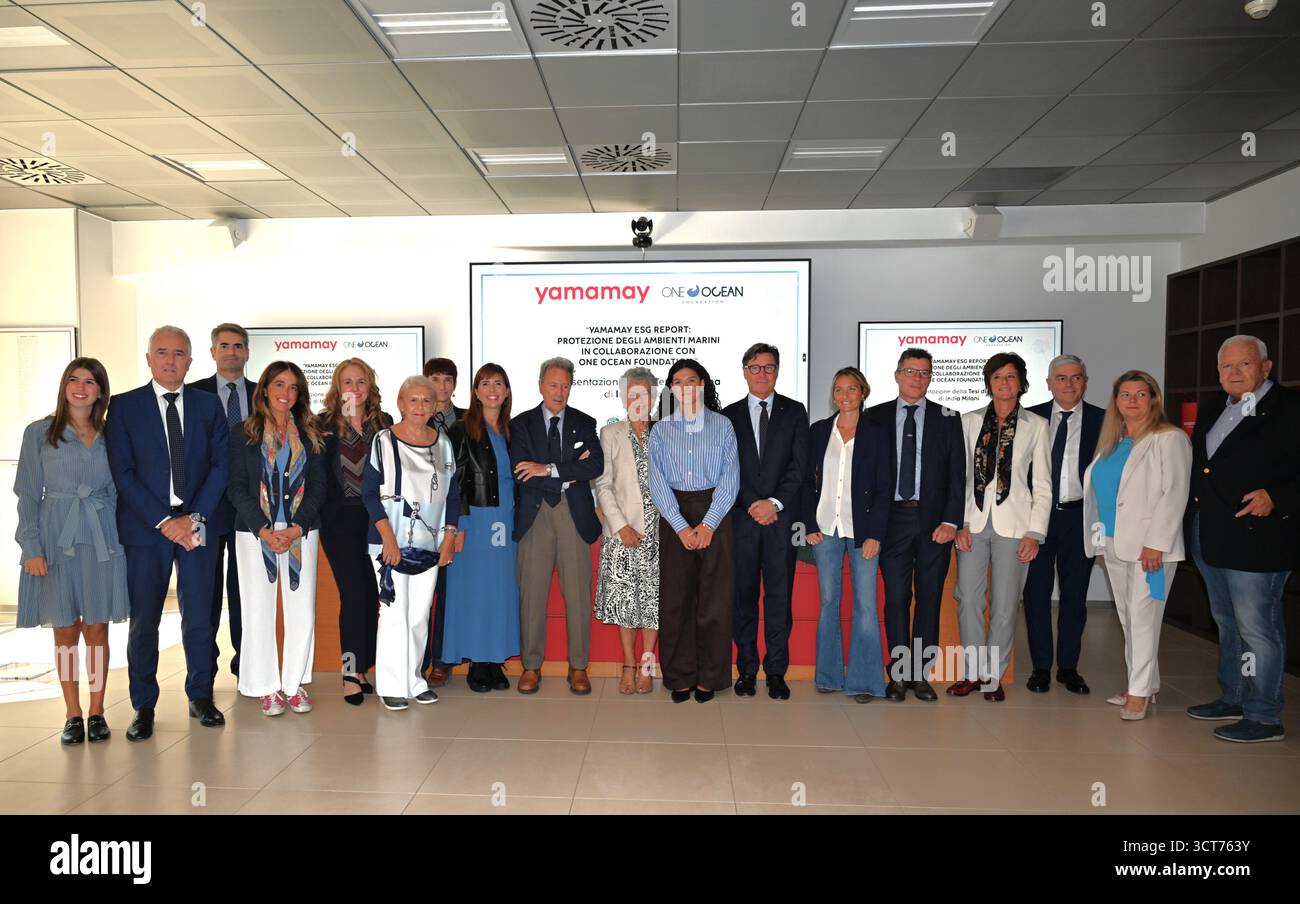 Gallarate, Italy: Yamamay presentation conference with One Ocean ...