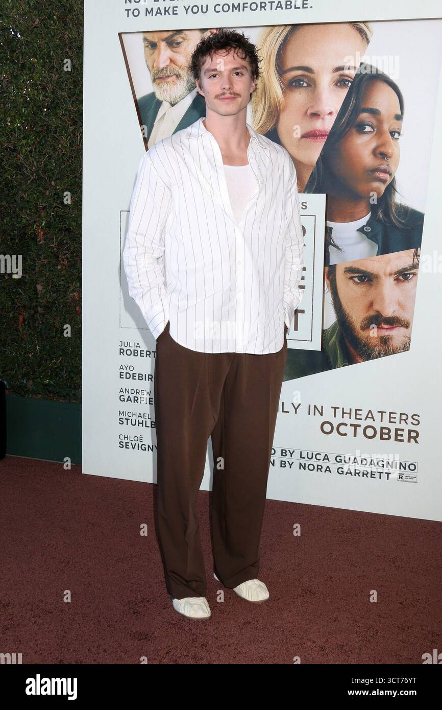 Los Angeles, USA. 4, October, 2025. Pictured left to right, Nicholas ...